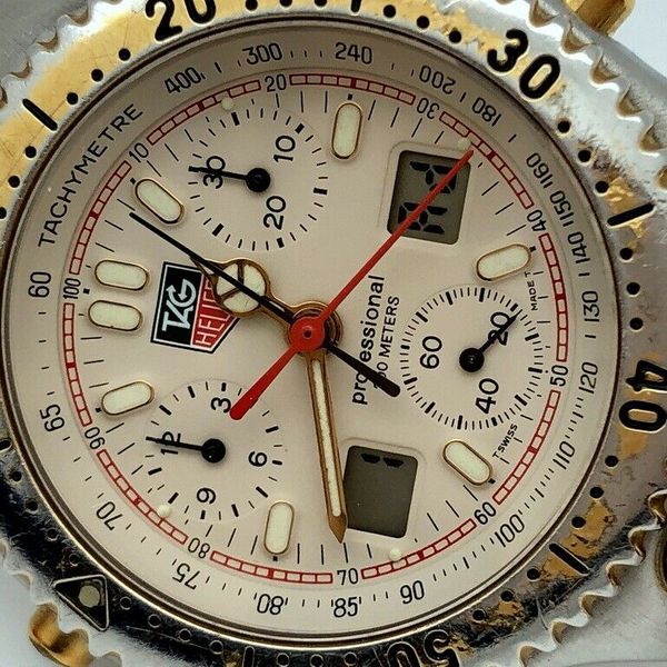 TAG HEUER SEL.s/el CHRONOGRAPH 1/100 CG1123 AYRTON SENNA JUST SERVICED ...