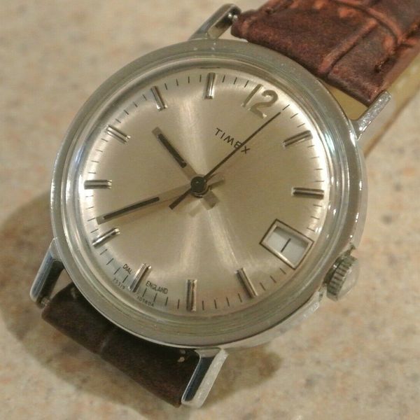 1980 Timex Model 25319 Marlin or Mercury - Manual Wind, Date - Clean ...