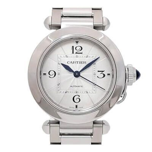 CARTIER PASHA WSPA0013 Automatic Silver Dial Bracelet Men's Watch ...