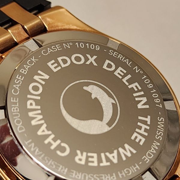 Edox Delfin The Water Champion Chronograph 43mm | WatchCharts Marketplace