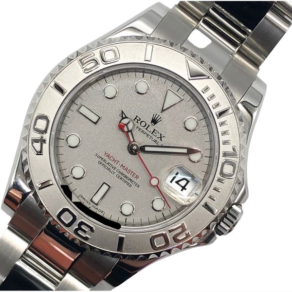 Rolex ROLEX Yachtmaster Rolesium Boys 168622 random number silver self ...