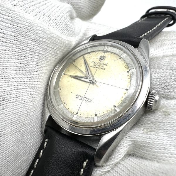 Orologio Vintage Universal Geneve Mod. Polerouter Automatic Microrotor ...