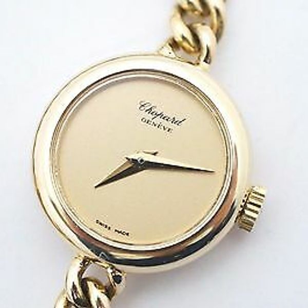 Chopard LUC 18k Yellow Gold Diamonds Hand-winding Ladies Watch Vintage ...