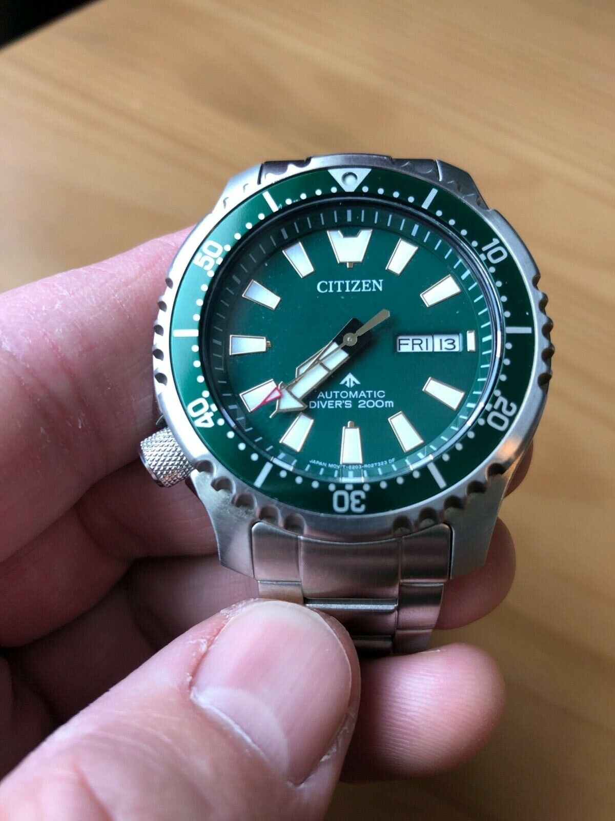 Citizen Promaster NY0099-81X Fugu Green Diver, excellent condition ...
