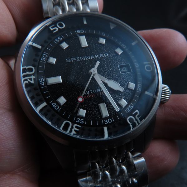 New All Steel Spinnaker Diver 200M Inner Rotate Bezel Automatic Men ...