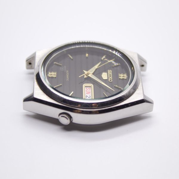 [WTS] 1999 Seiko 5 Deep Black Linear Dial Men's Wrist-Watch $239 ...
