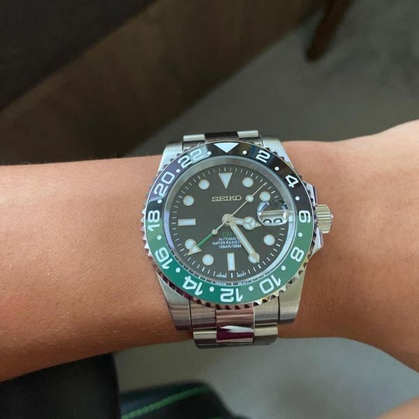 Seiko gmt mod | WatchCharts Marketplace