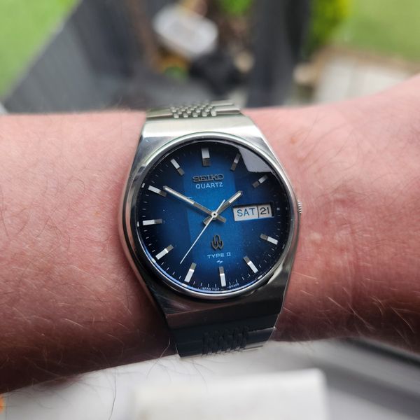 Vintage 1978, BLUE SEIKO QUARTZ TYPE II, 7123-8020, JDM | WatchCharts ...