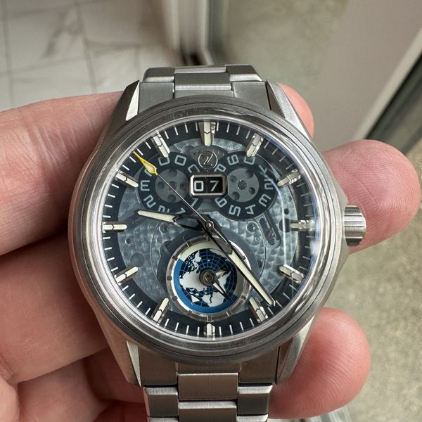 ZELOS SPEARFISH DUAL TIME "OCEAN BLUE" TITANIUM FULL KIT | WatchCharts ...