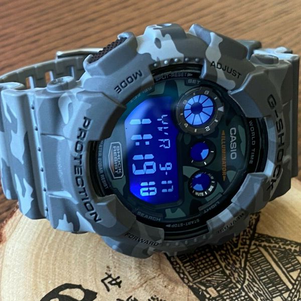 Japanese Edition JDM CASIO G-SHOCK GD-120CM-8JR Camouflage Series ...
