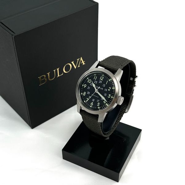 Bulova Military VWI Special Edition HACK 38mm Automatic Men's 96A259 ...