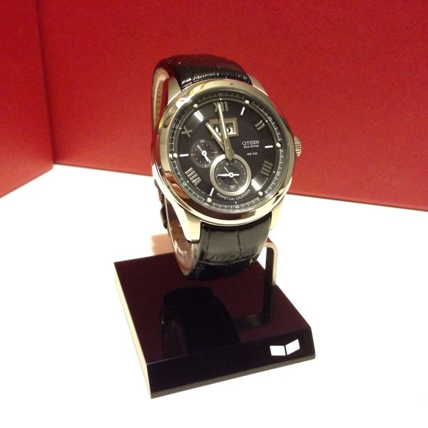 FS Citizen Eco-drive Calibre 3100 Black Leather Strap Watch | WatchCharts