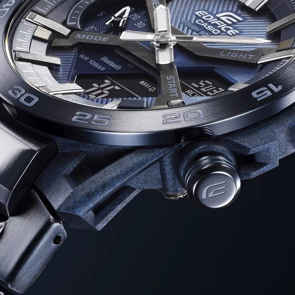Casio Edifice Blue Men's Watch ECB-2200CB-2AEF | WatchCharts Marketplace