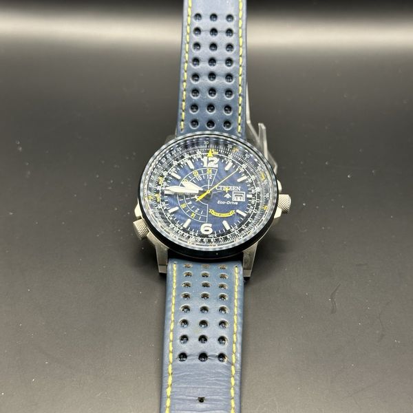 Citizen Eco-Drive Blue Angels World Chrono Men's Wristwatch **READ ...