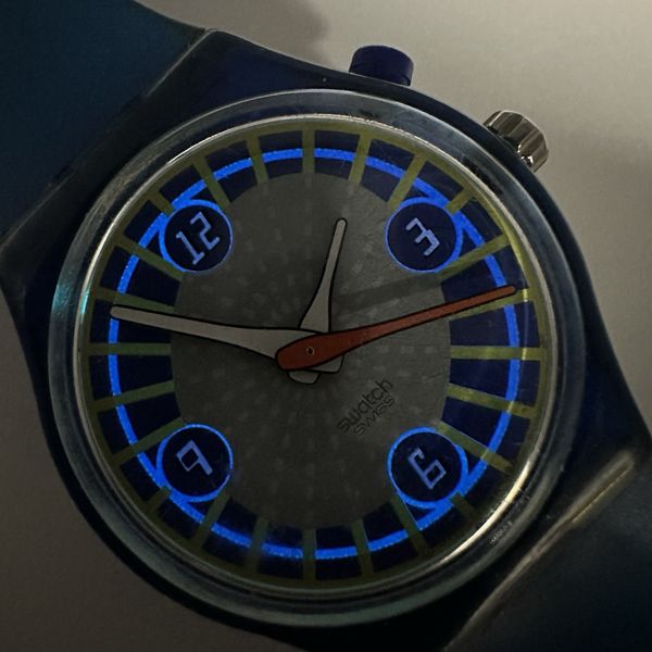 ANTI-SLIP Swatch Loomi Backlight Swatch with Bad Band, Working, New ...
