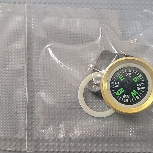 CountyComm Brass Trail Wrist Compass by Maratac! Fits Most Watch Straps ...