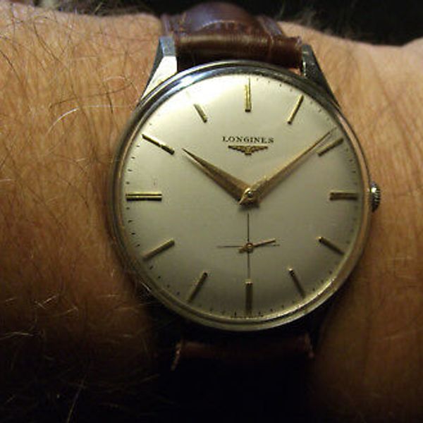LONGINES FINE RARE VINTAGE CAL 370 - BEAUTIFUL ORIGINAL DIAL AND GOLD ...