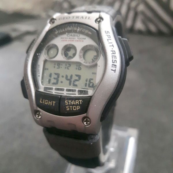 Casio Illuminator Geo Trail FTL-111H (2144) 100M WR Digital Men's Watch ...