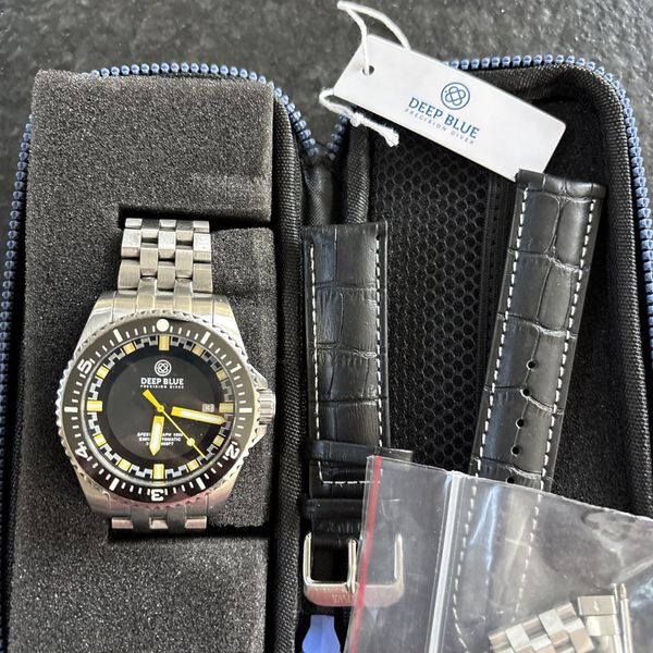 Deep Blue Swiss Auto Diver - Speedograph | WatchCharts Marketplace