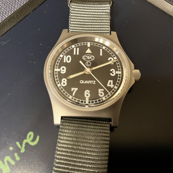 [WTS] CWC GS Sapphire Watch, Stainless Steel with Black Dial ...