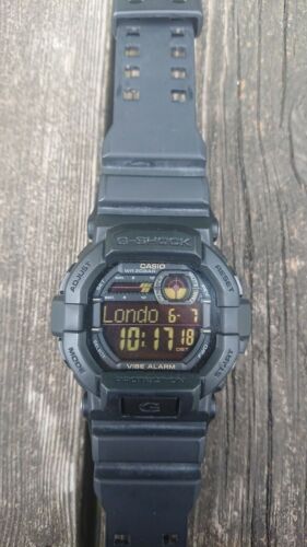 Casio G-Shock Gents Digital Watch 3403 GD-350 Black Silicon Strap Light ...