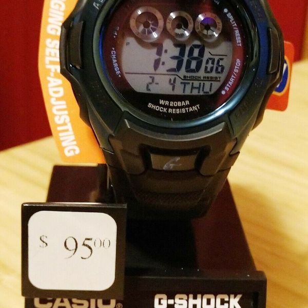 Casio Men's G-Shock Atomic Tough Solar Digital Watch Blue Watch GWM500F ...
