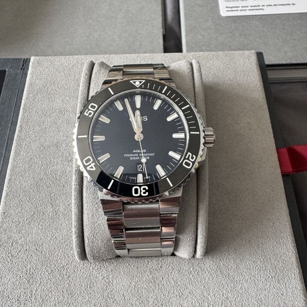 Oris Aquis 43.5mm Automatic Gents Watch Full Set Box Papers Supreme ...
