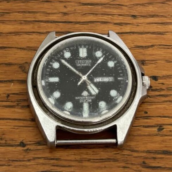Vintage CITIZEN PROMASTER Quartz Diving Style 200M Japan 5502-F50336 ...