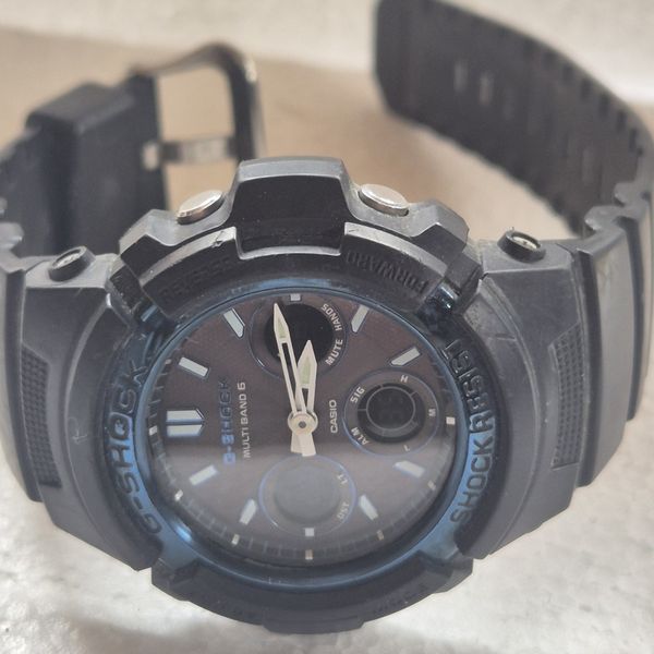 Casio G Shock Multi Band 6 Gents Solar Powered Black. | WatchCharts ...