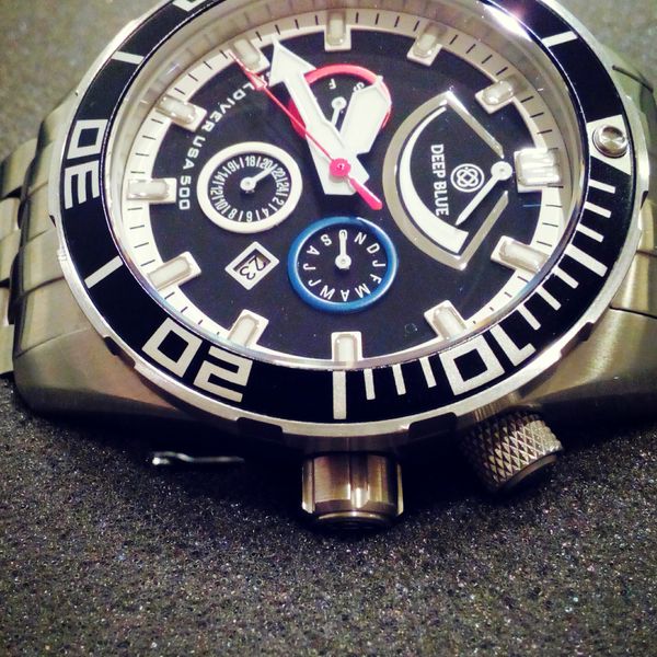 FS: DEEP BLUE CALDIVER 500 USA EDITION BLACK DIAL. RARE!! | WatchCharts