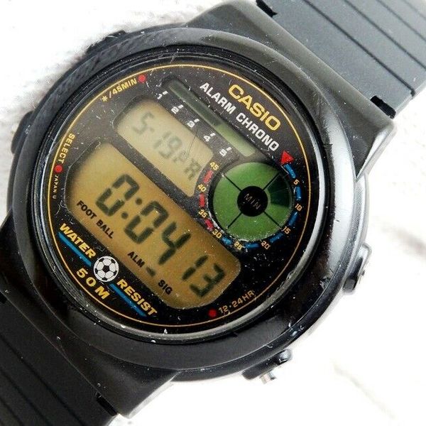Casio TRW-10 Vintage Digital Quartz Alarm Chronograph 50m Japan Mens ...