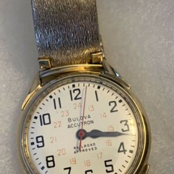 Vintage Bulova Accutron M6 Railroad Appr. Wristwatch! Parts/Repairs ...