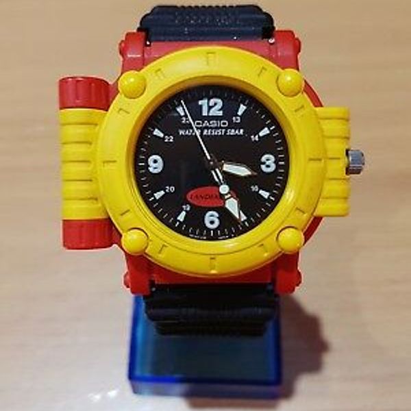 Vintage Casio LANDFARER Yellow-Red Classic Compass Muslim Prayer ...