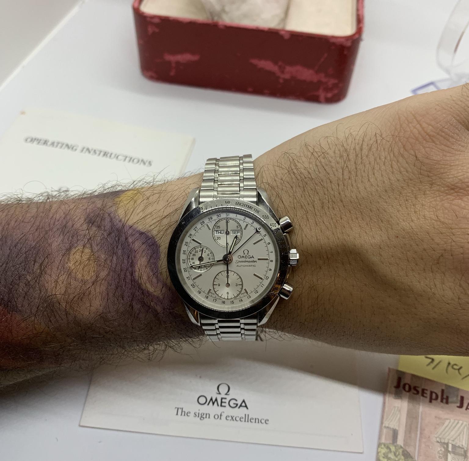 [WTS] Omega Speedmaster Day-Date "Triple Calendar" White face - $2100 ...