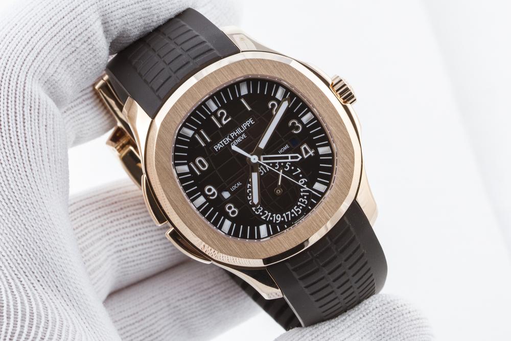 FS: Patek Philippe 5164R-001 Aquanaut Dual Time Extra Large Rose Gold ...