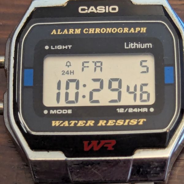 Retro Casio Watch A163W Alarm Chronograph R1 | WatchCharts Marketplace