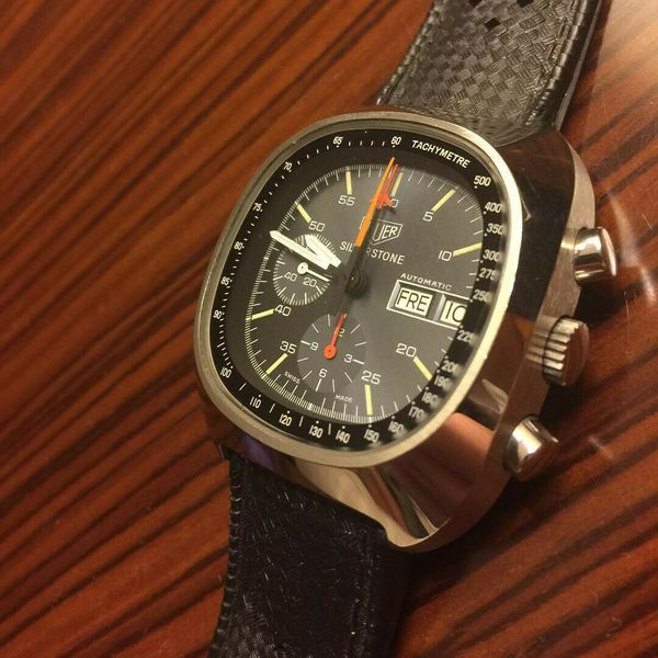 Heuer Silverstone Mark II Lemania 5100 ref.510.403 | WatchCharts ...