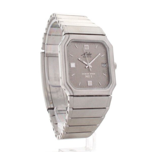 MONTRE POUR HOMME MIDO OCEAN STAR NÂ°1 TANK SQUARE GREY-LINE CLASSIC ...