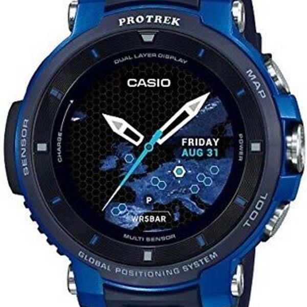 2019 NEW CASIO Smart Outdoor Watch ProTrek Smart GPS with WSD-F30-BU ...