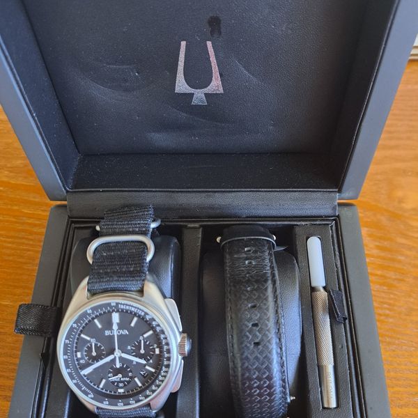 Bulova Men's Lunar Pilot Apollo 15 50th Anniversary Watch ...