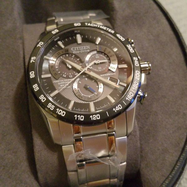 FS: Citizen AT4010-50E Titanium Eco Drive radio watch NEW ...