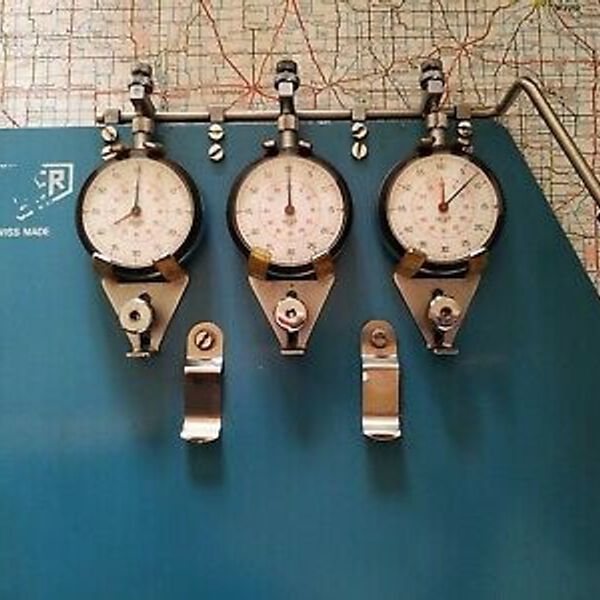 EXTREMELY RARE HEUER MULTISEQUENCE 3X TABLET TIMER MONTE CARLO AUTAVIA ...