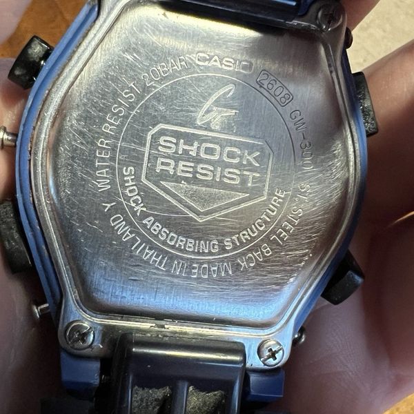 Vintage CASIO G-SHOCK GW-300 2608 Wave Ceptor Tough Solar Power WATCH ...