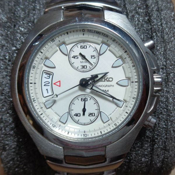 Seiko Telemeter Chronograph 100M Men's Watch 7T94 | WatchCharts Marketplace