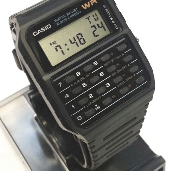 CASIO authentic VINTAGE Style Calculator Watch CA53-1 Classic CA53 New ...