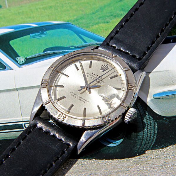 REDUCED: Vintage Rolex ref. 6609 WG/SS Thunderbird Datejust Turn-O ...