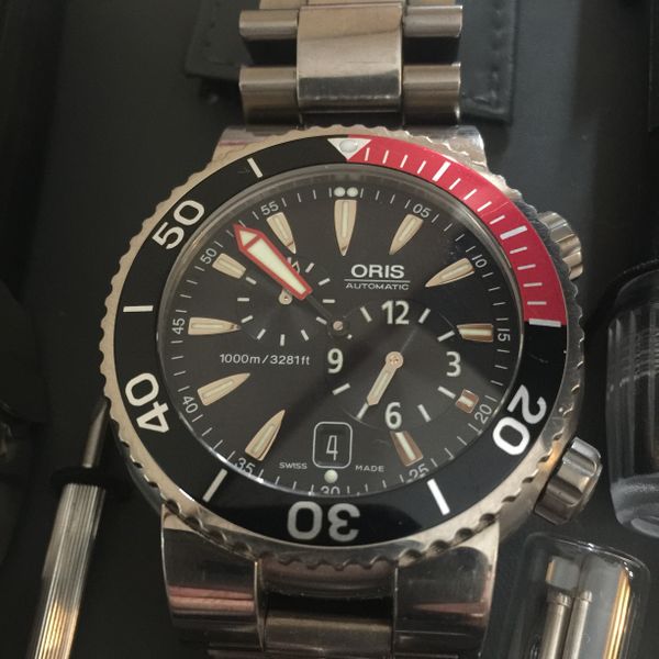 SOLD:Oris 649-7541 TT1 Regulateur Der Meistertaucher | WatchCharts ...