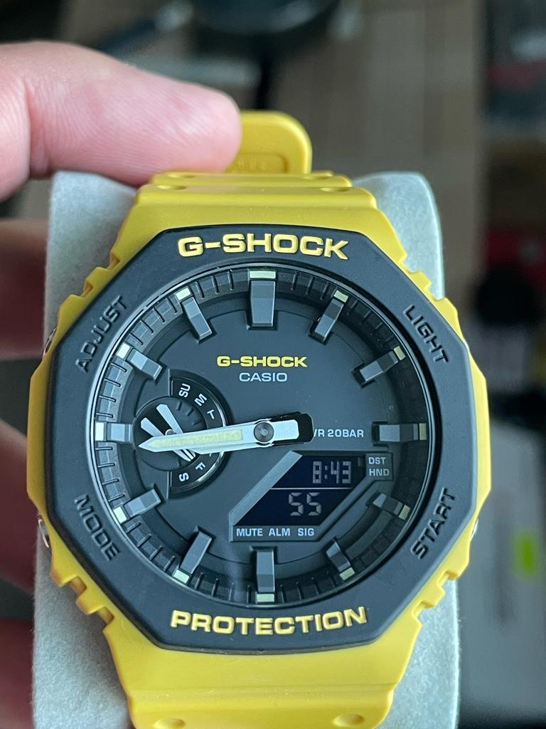 Gshock Casioak Yellow GA-2110SU-9AER $100 shipped | WatchCharts