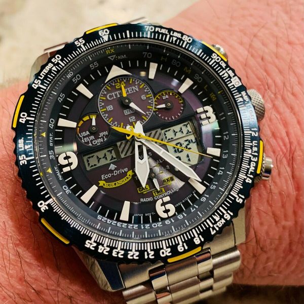 Citizen PROMASTER SKYHAWK A-T Blue Angels JY8078-52L Eco-Drive ...