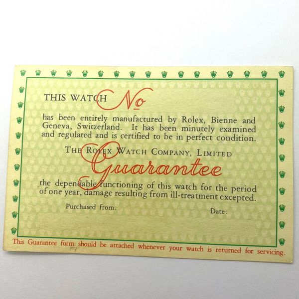 AUTHENTIC ROLEX PAPER GMT MASTER SUBMARINER REF 6542 5508 6538 5510 ...